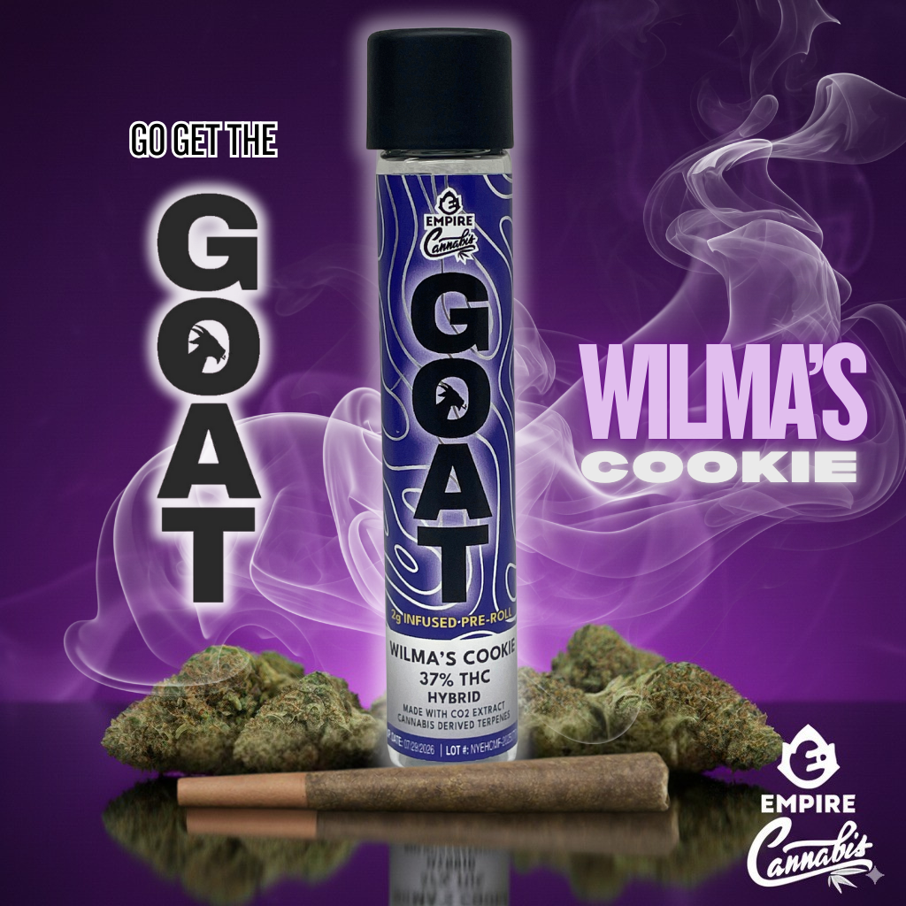 Wilma's Cookie – GOAT 2g Infused Pre-Roll | Empire Cannabis ...